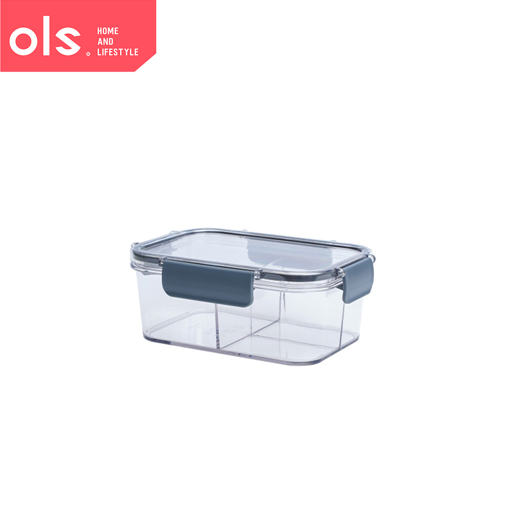 OLS Clear Acrylic Airtight Food Keeper Refrigerator Container ...