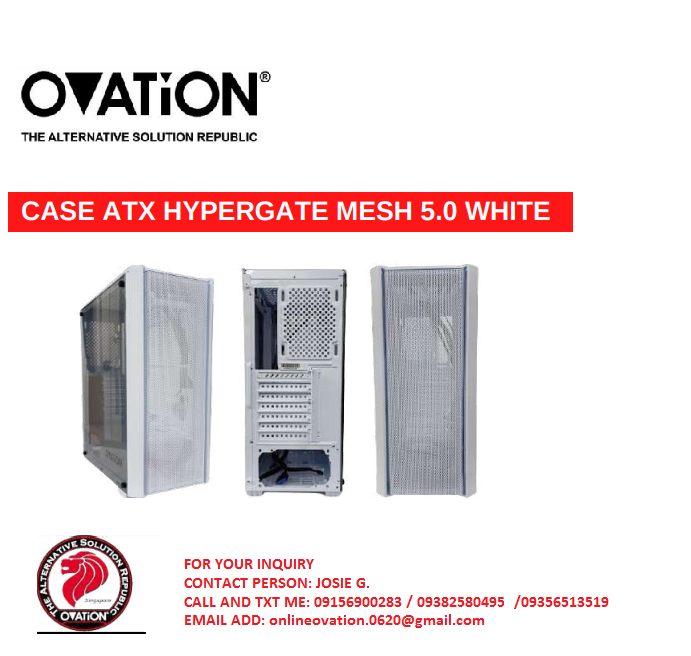 OVATION HYPERGATE ATX DESKTOP CASE only | Lazada PH