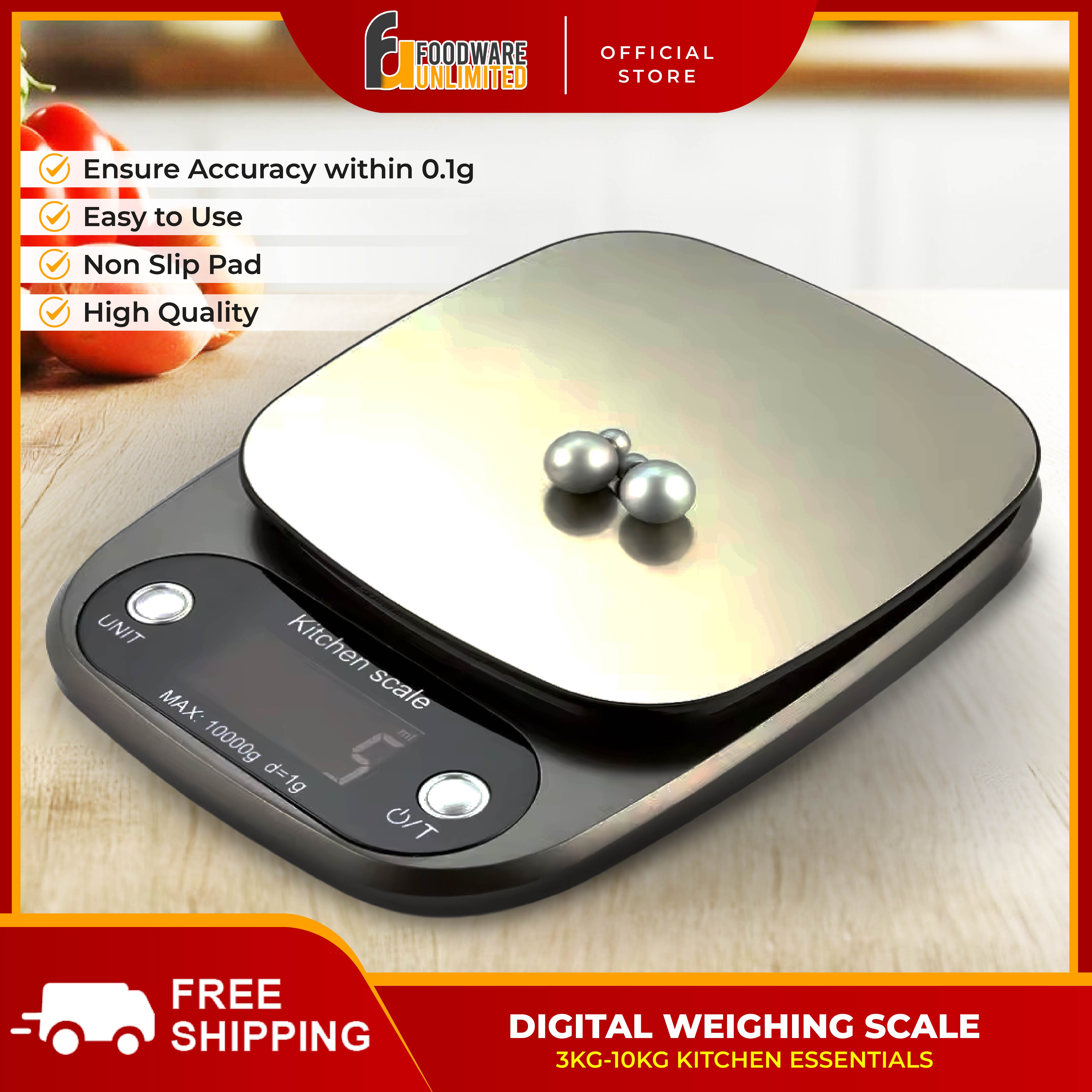 Kitchen Food Digital Weighing Scale 3kg-10kg Multi-function Digital ...