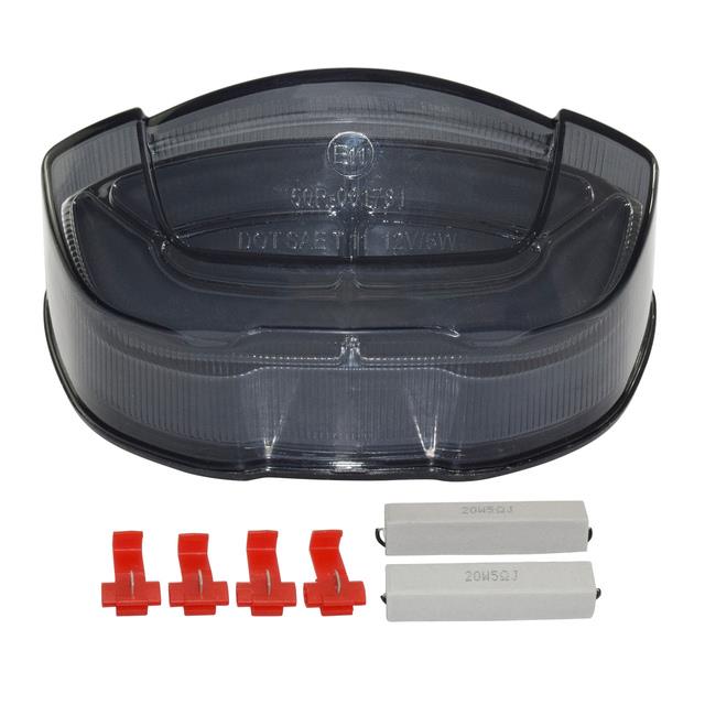 WAASE LED Integrated Blinker Taillight Rear Tail Brake Turn Signal ...