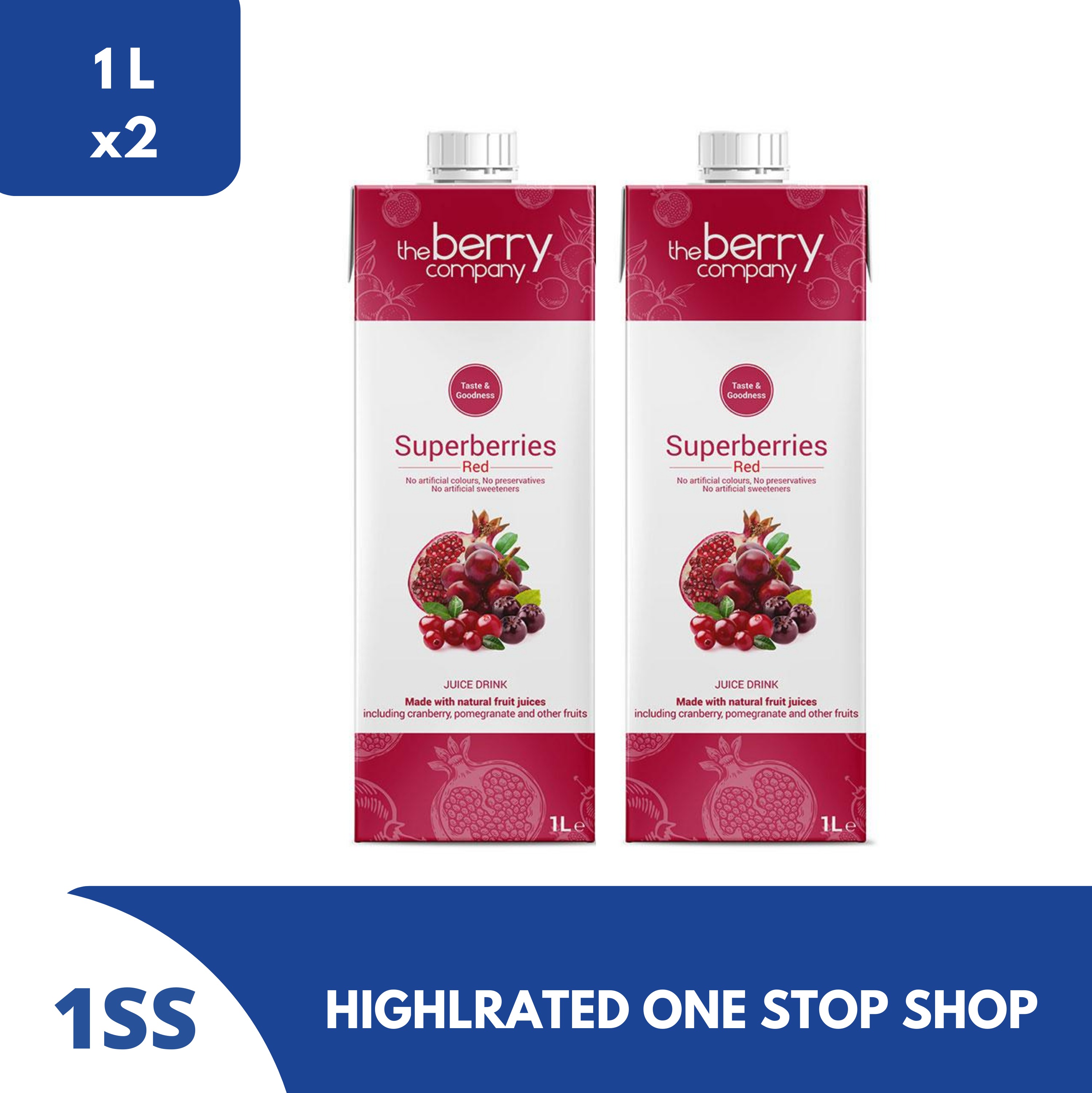 The Berry Company Superberries Red Juice Drink, 1L set of 2 | Lazada PH