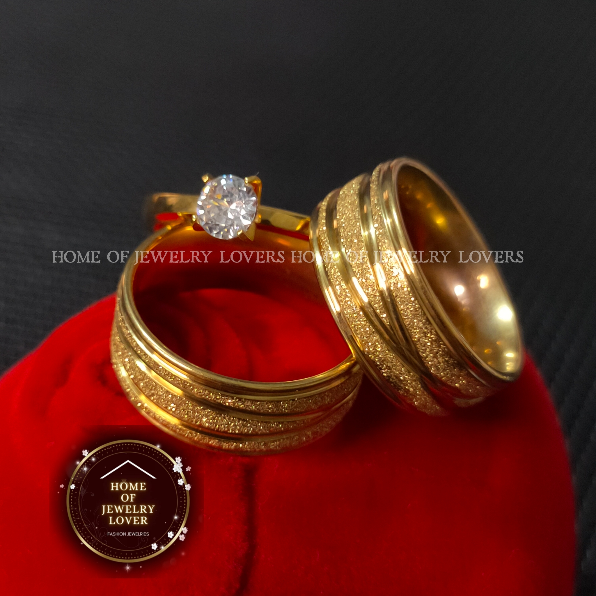 10k wedding ring/couple ring/engagement ring | Lazada PH