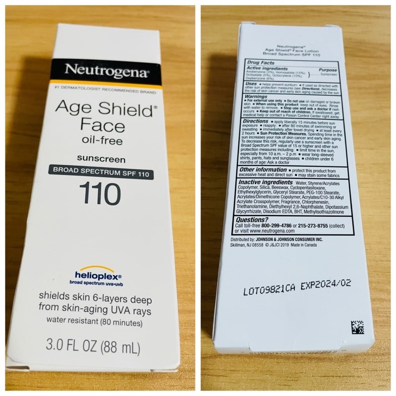 Beauty makeup.ph Neutrogena Age Shield Face Sunscreen SPF 110 (88ml ...