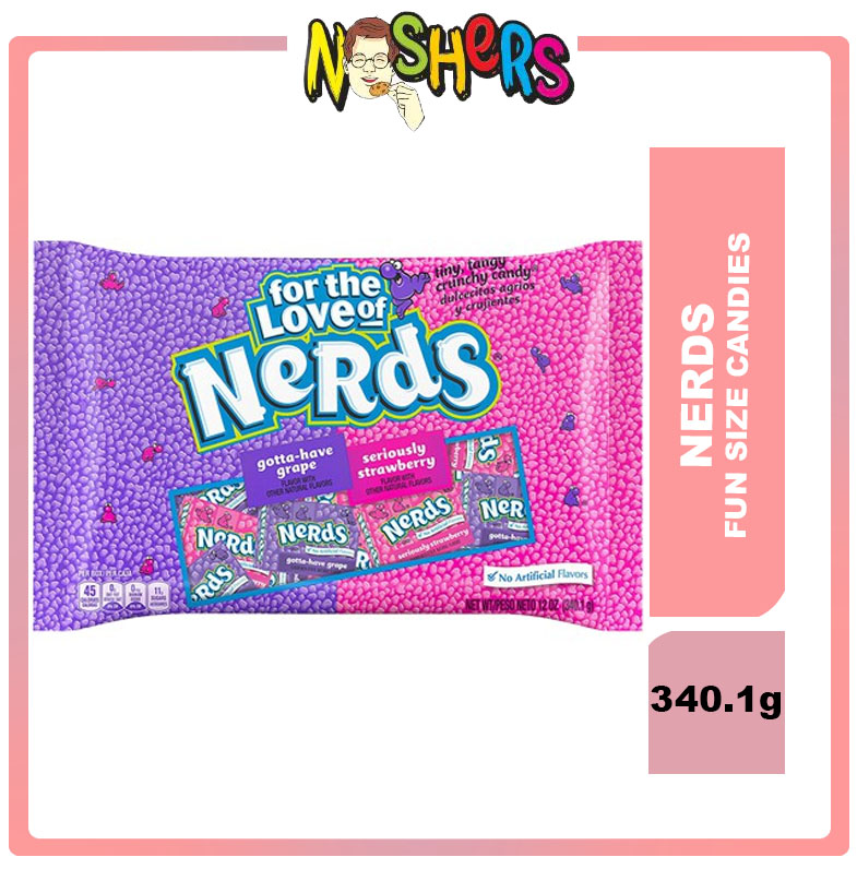 Noshers Nerds Fun size Nerds Candy Mini Boxes Strawberry and Grape ...