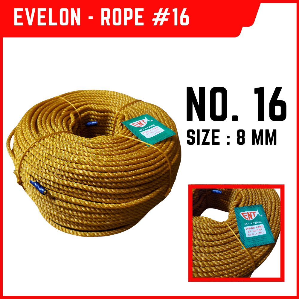 1 ROLL = 200 meters Rope 8 mm #16 Orange Heavy Duty (RO816OR) | Lazada PH