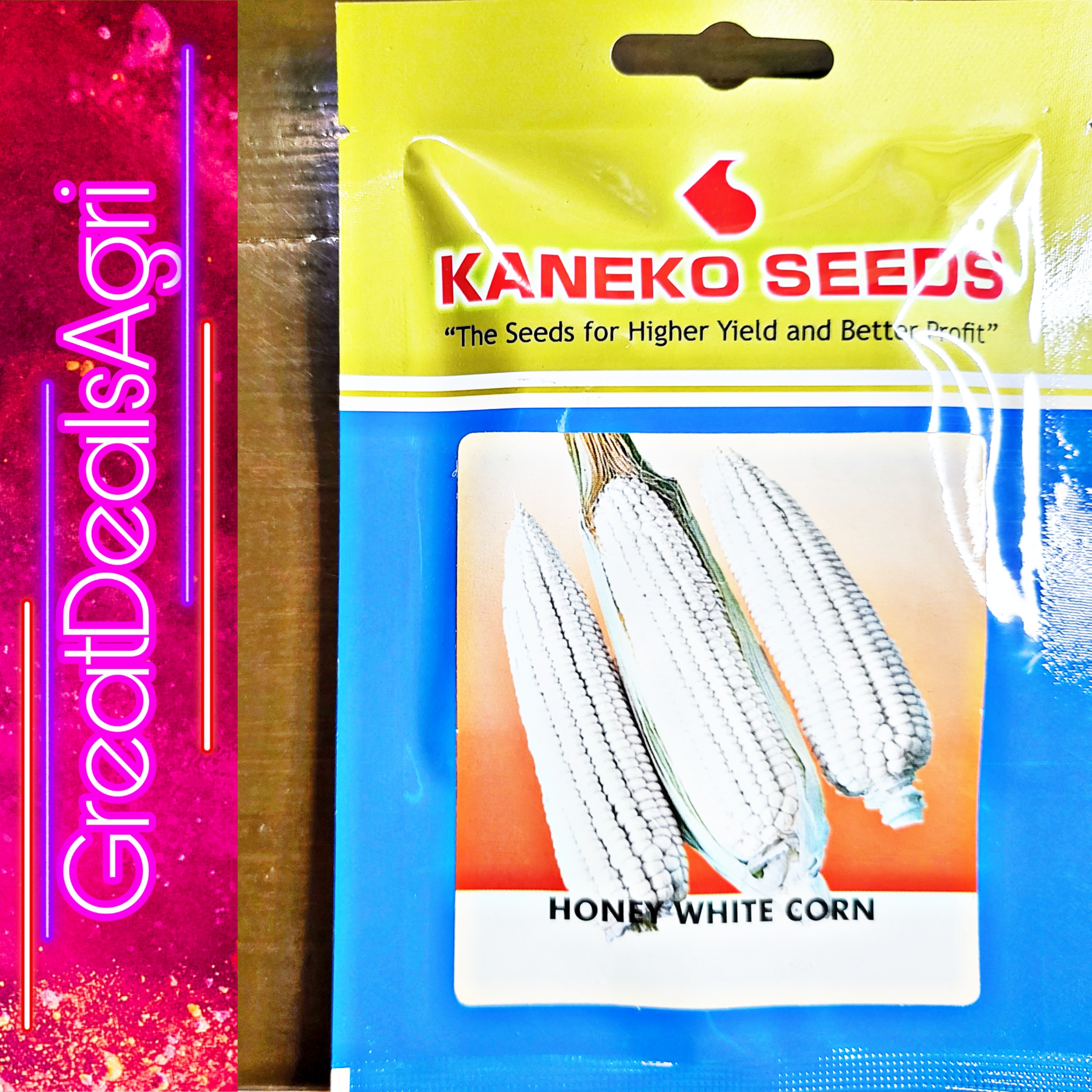 HONEY WHITE OPV WAXY CORN SEEDS (61 SEEDS) KANEKO SEEDS | Lazada PH
