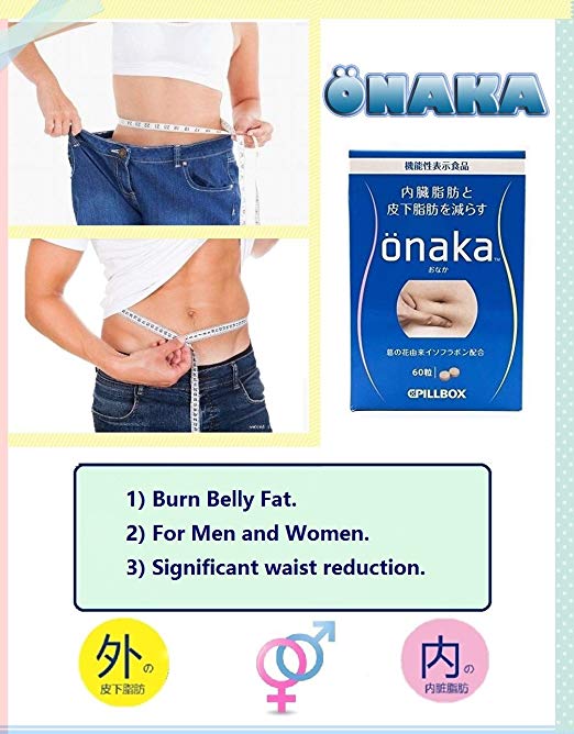 PILLBOX ONAKA Reduces 60 Belly Fat Dietary Nutrients | Lazada PH