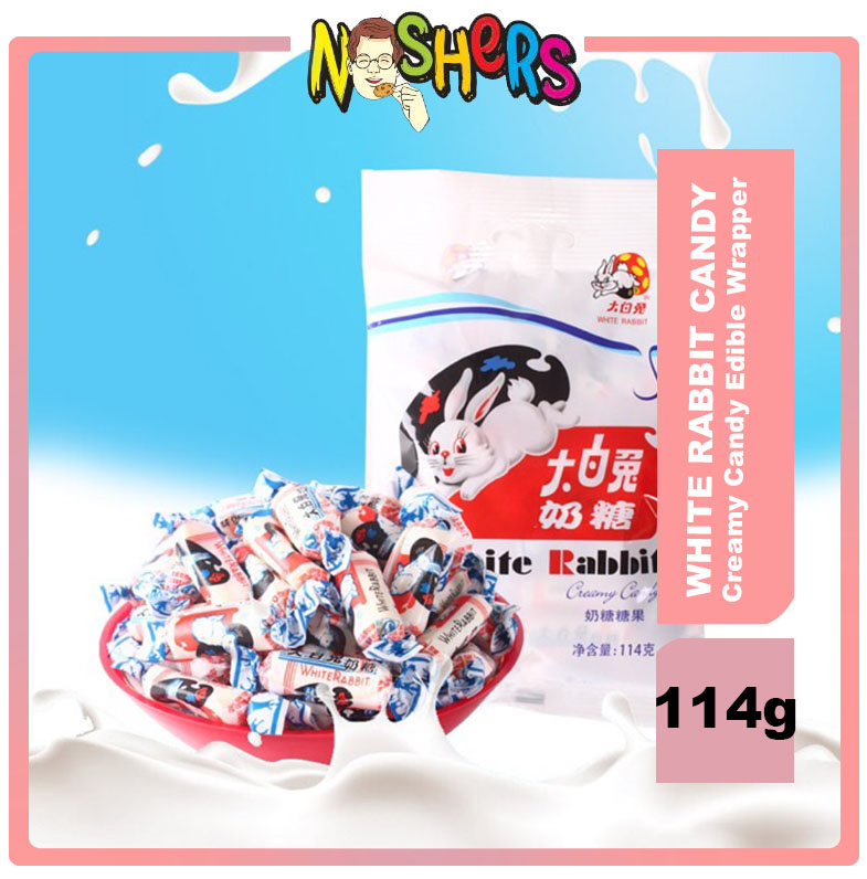 Noshers Original White Rabbit Creamy Candy Imported Candy 114g / 227g ...