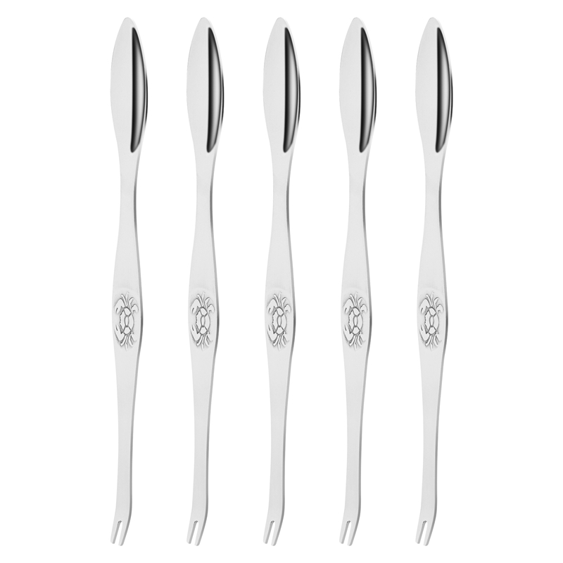 Seafood Tool Crab Crackers Picks Spoons Stainless Steel Crab Peel ...