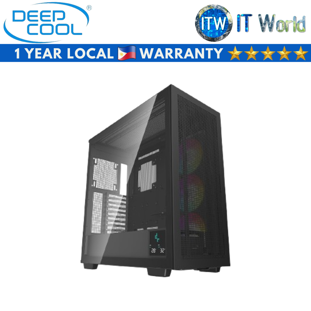 Deepcool Morpheus Modular High Airflow ATX+ Tempered Glass PC Case ...
