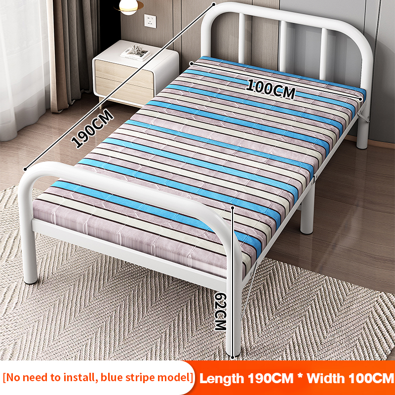 foldable bed day bed folding portable bed, simple, easy to fold, no ...
