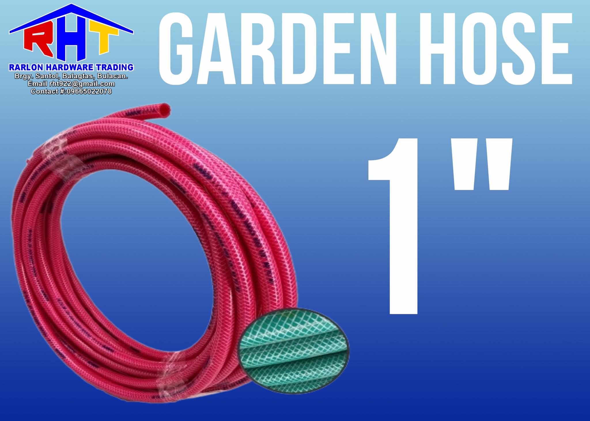 HEAVY DUTY PVC GARDEN HOSE 1" COLOR RED AND GREEN | Lazada PH