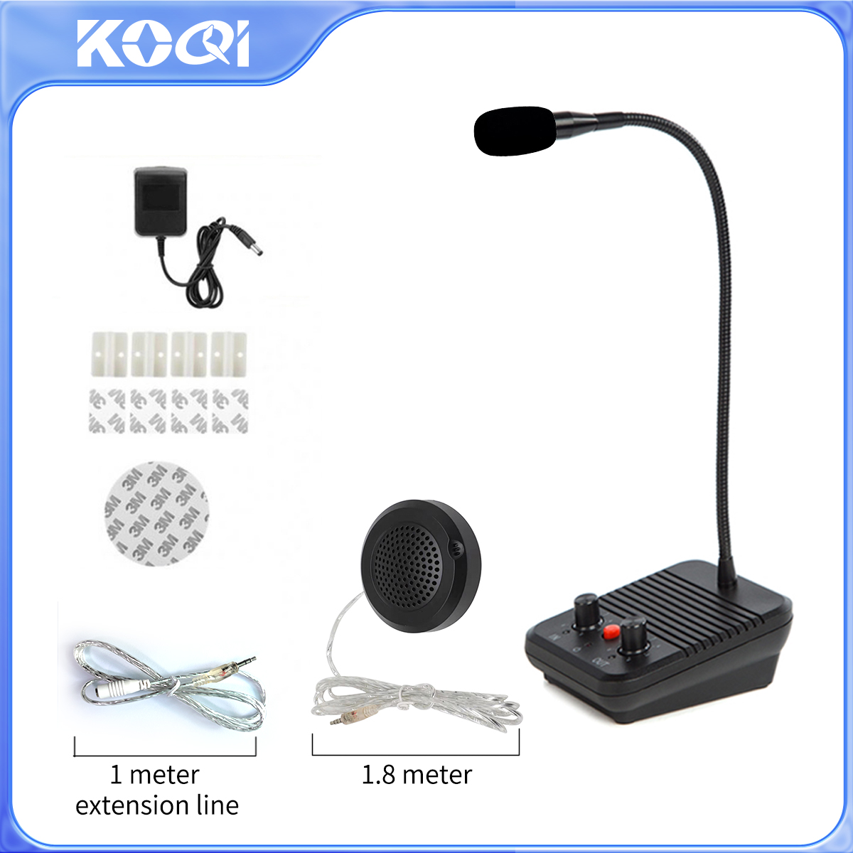 Window Intercom Speaker and mic 2 way speaker for close window office ...