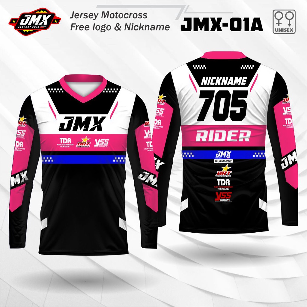 Motocross jersey trail enduro trabas custom Name And Number | Lazada.co.th