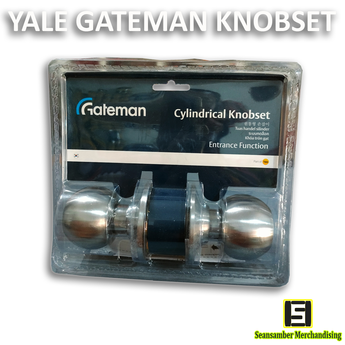 Yale Gateman Entrance Cylindrical Knobset or Doorknob | Lazada PH