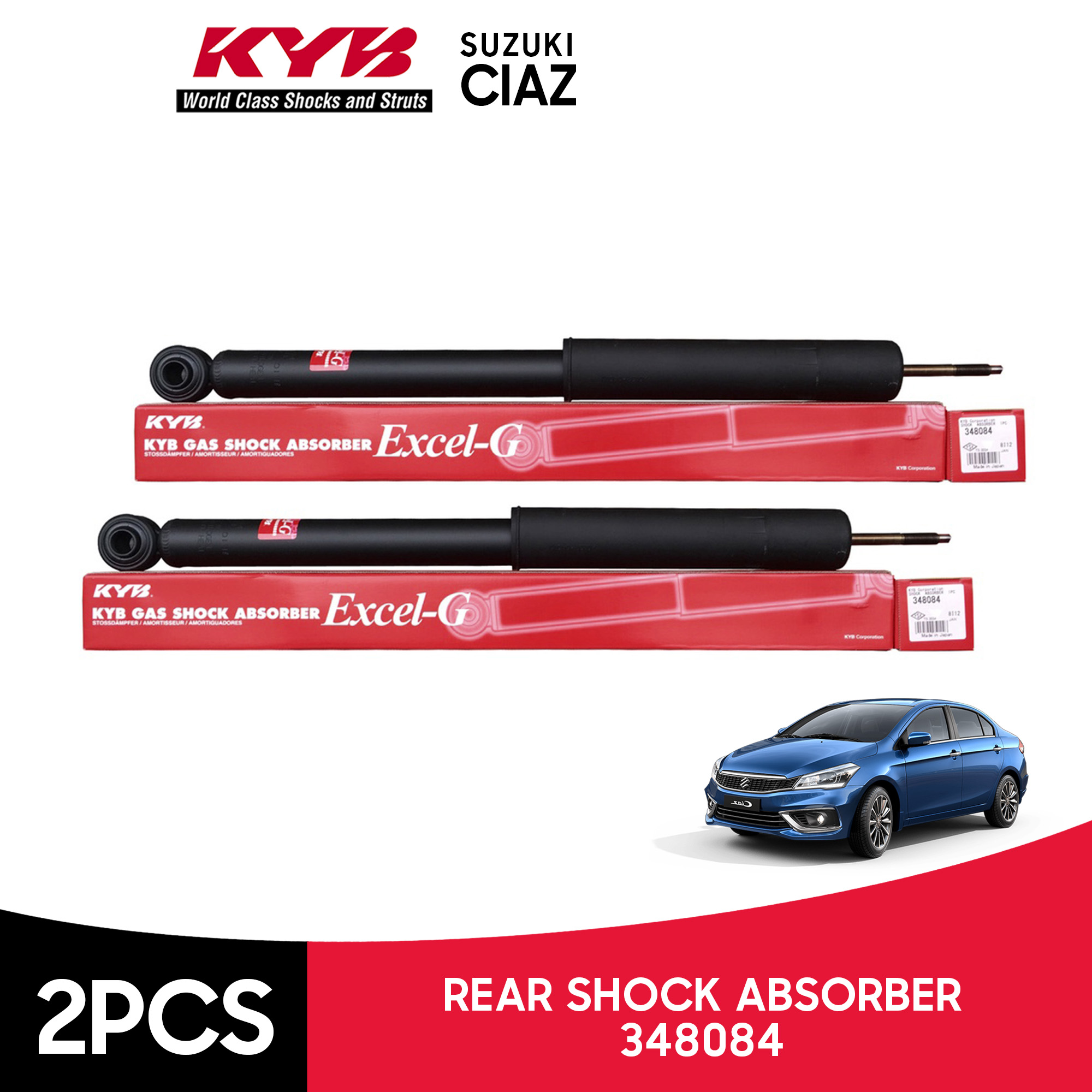 Kayaba KYB Excel G Shock Absorber Suzuki Ciaz 2016 - 2021 Front ...