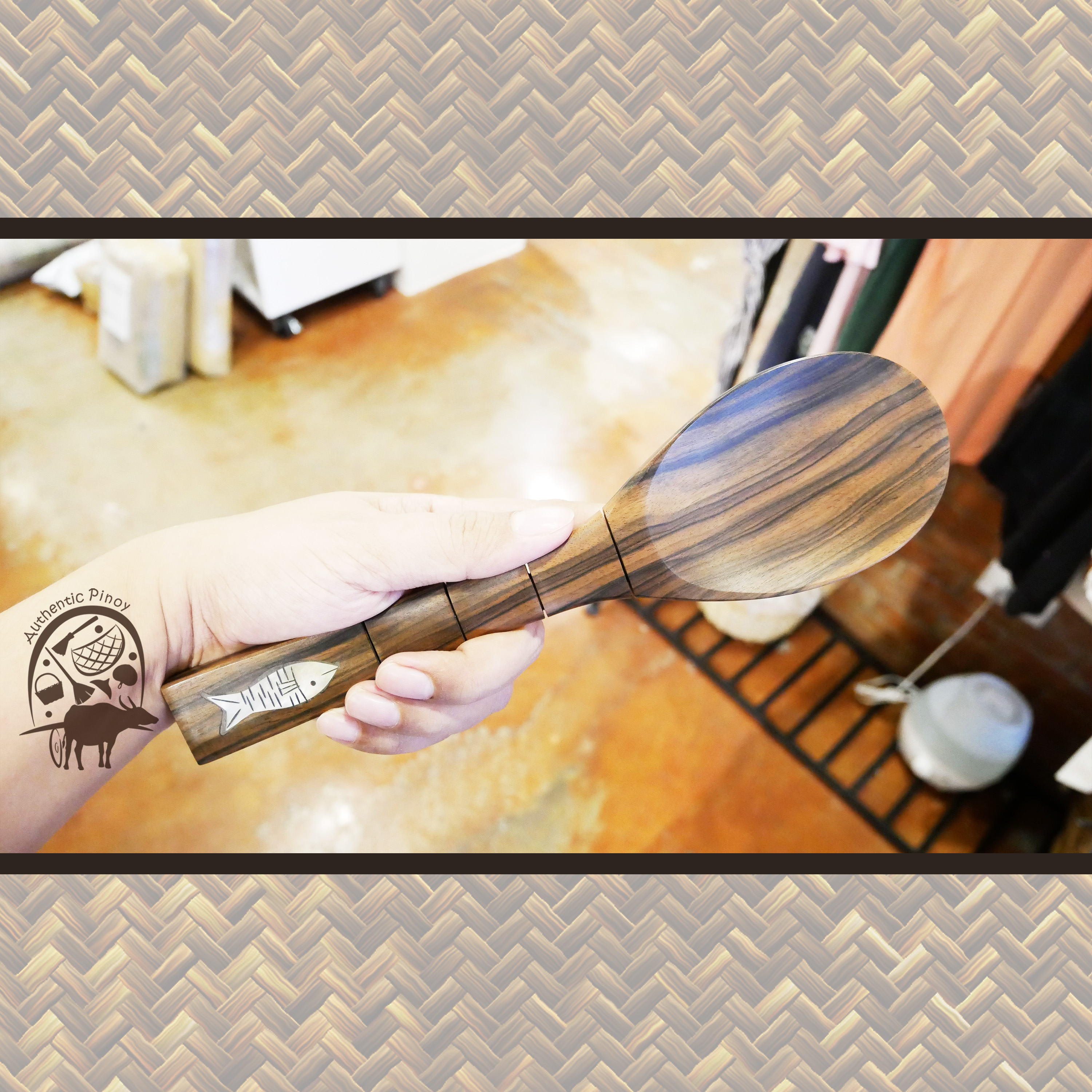 Wooden Spatula / Sandok made from SOLID KAMAGONG WOOD | Sandok na gawa ...