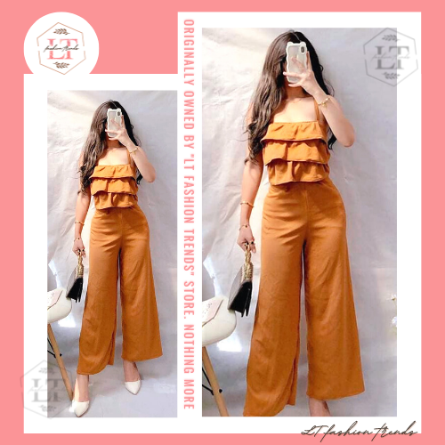 LT Fashion Trends, Casual Coordinates for Teens | Sleeveless Ruffle Top ...