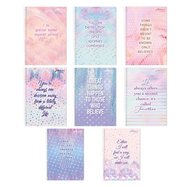 Avanti Color on Me Premium Spiral Notebook Set of 8 | Lazada PH