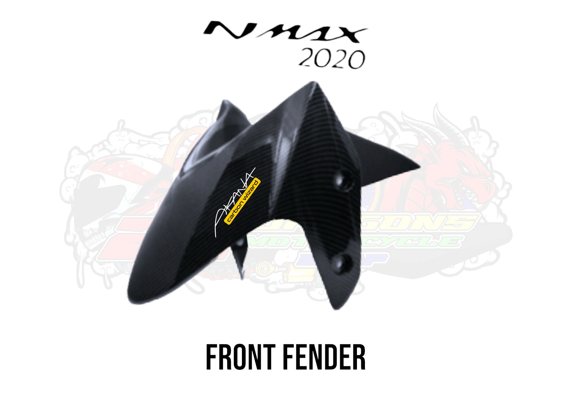 Yamaha Nmax v2 2020-2023 Front Fender Carbon with akana sticker | Lazada PH