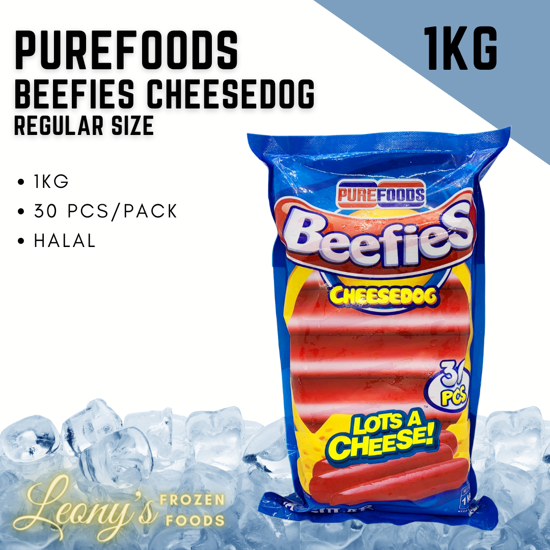 Purefoods Beefies Cheesedog Regular size 1k (30pcs) | Lazada PH