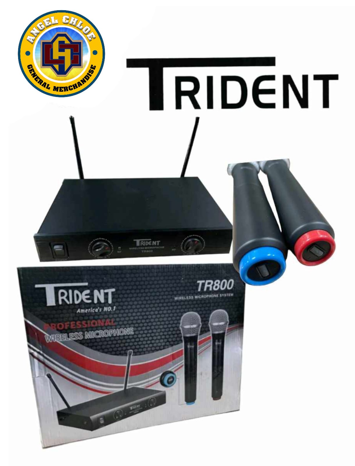 Trident Tr 800 Tr 900 professional double vhf wireless Microphone ...