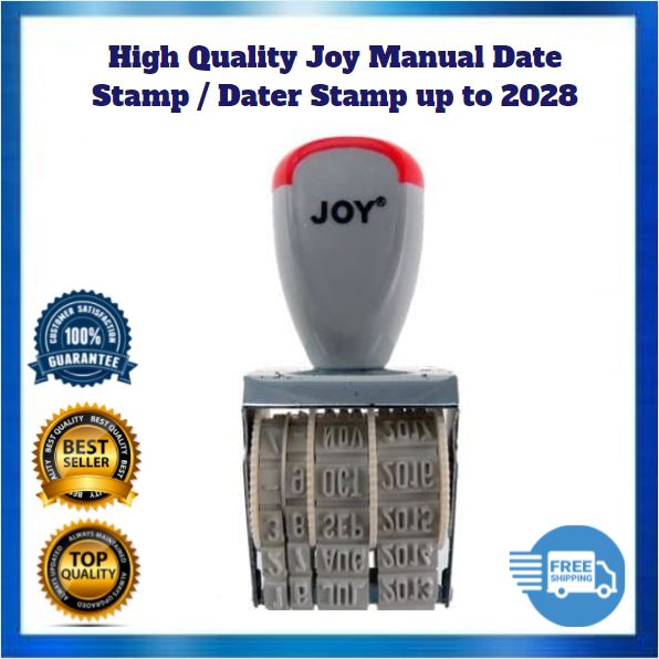 High Quality Joy Manual Date Stamp / Dater Stamp up to 2028 | Lazada PH