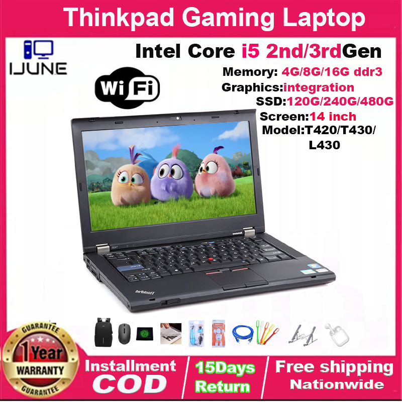Lenovo Laptop T420 ThinkPad Online Learning 14 inch FHD Intel Core I5 ...