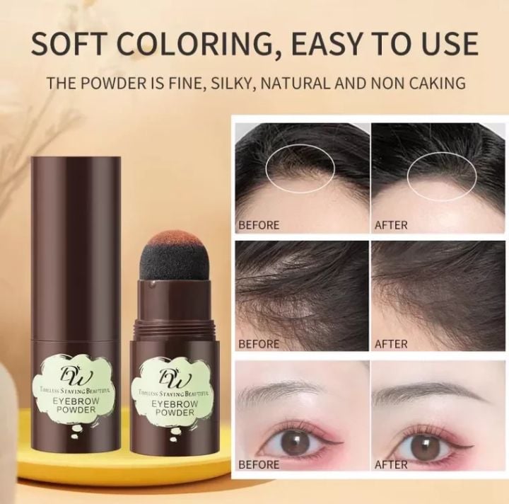 DW Eyebrow Stamp Shaping Kit Eye Brow Gel Stamp Make up Kit With 10 ...