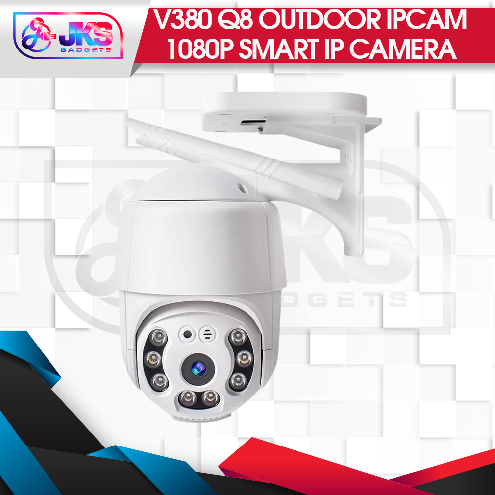 V380 Pro Q8 Smart Wi-Fi Indoor Outdoor 1080p CCTV Security Camera ...