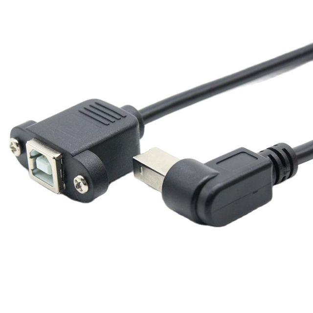 USB 2.0 Type B Male to Female Printing Extension Cable USB Square Port ...