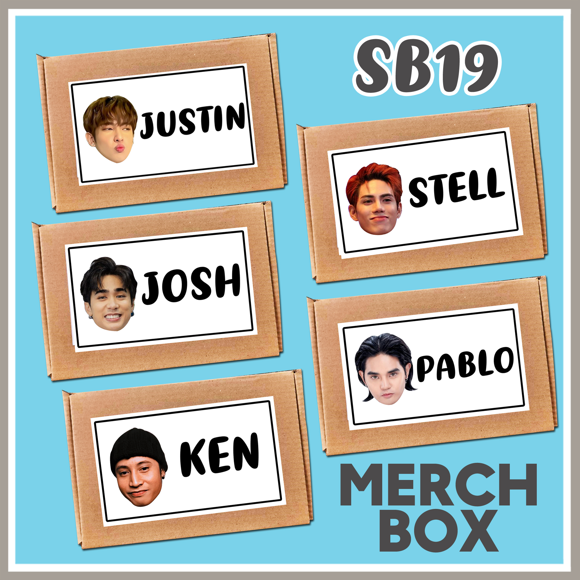 SB19 Merch Box Kit (Stell Pablo Ken Justin Josh) | Lazada PH