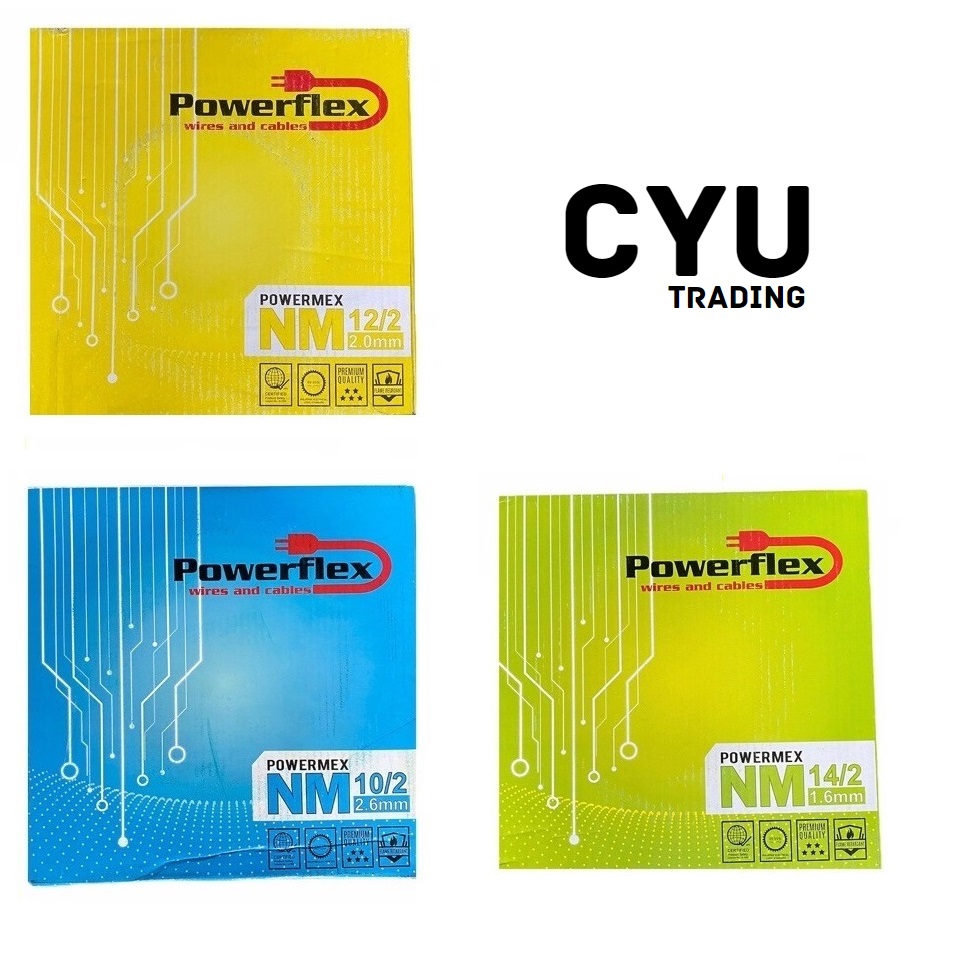 Powerflex PDX 14/2c | 12/2c | 10/2c Duplex Solid Wire 75 meters per ...