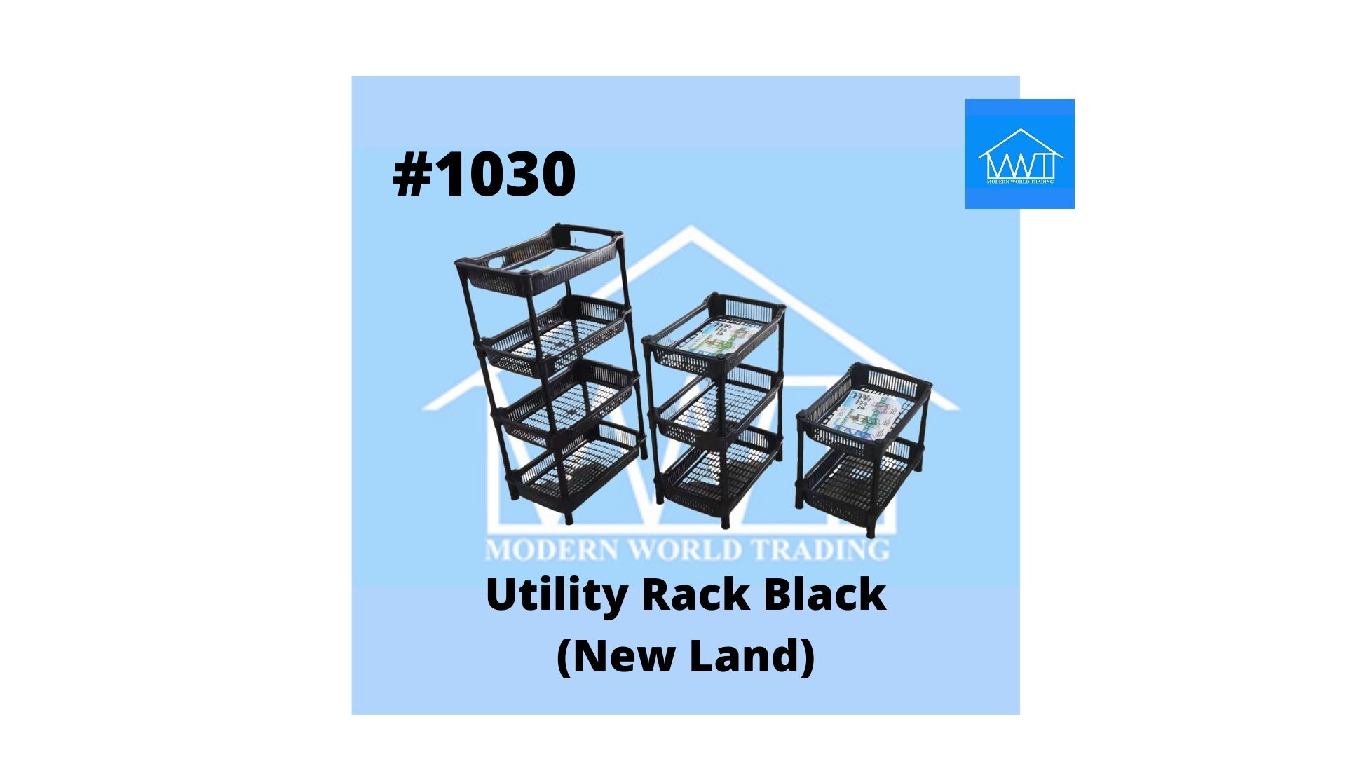 UTILITY RACK BLACK 2L/3L/4L (NEWLAND 1030) | Lazada PH