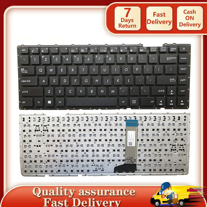 Laptop keyboard For ASUS X442 X442U X442UR X442UA-GA100R A480U US black ...