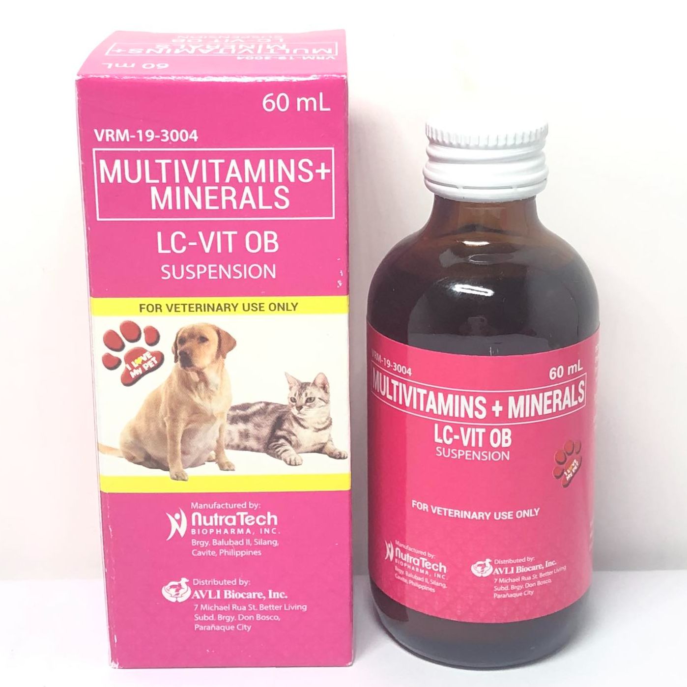 [VET SUPPORT] LC VIT OB SYRUP - for pregnant and lactating CATS AND ...