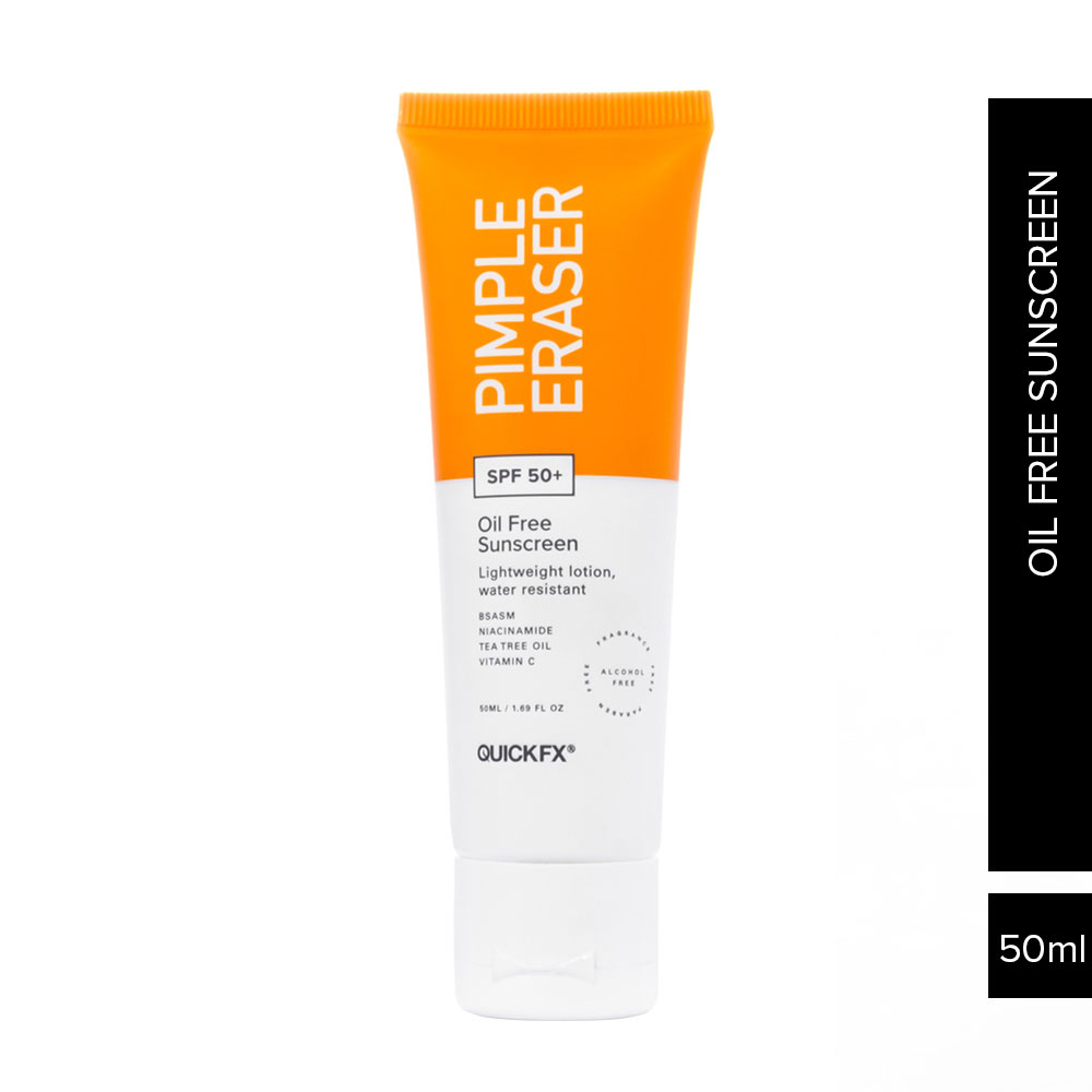 QUICKFX Pimple Eraser Oil Free Sunscreen with SPF 50+ 50ML | Lazada PH