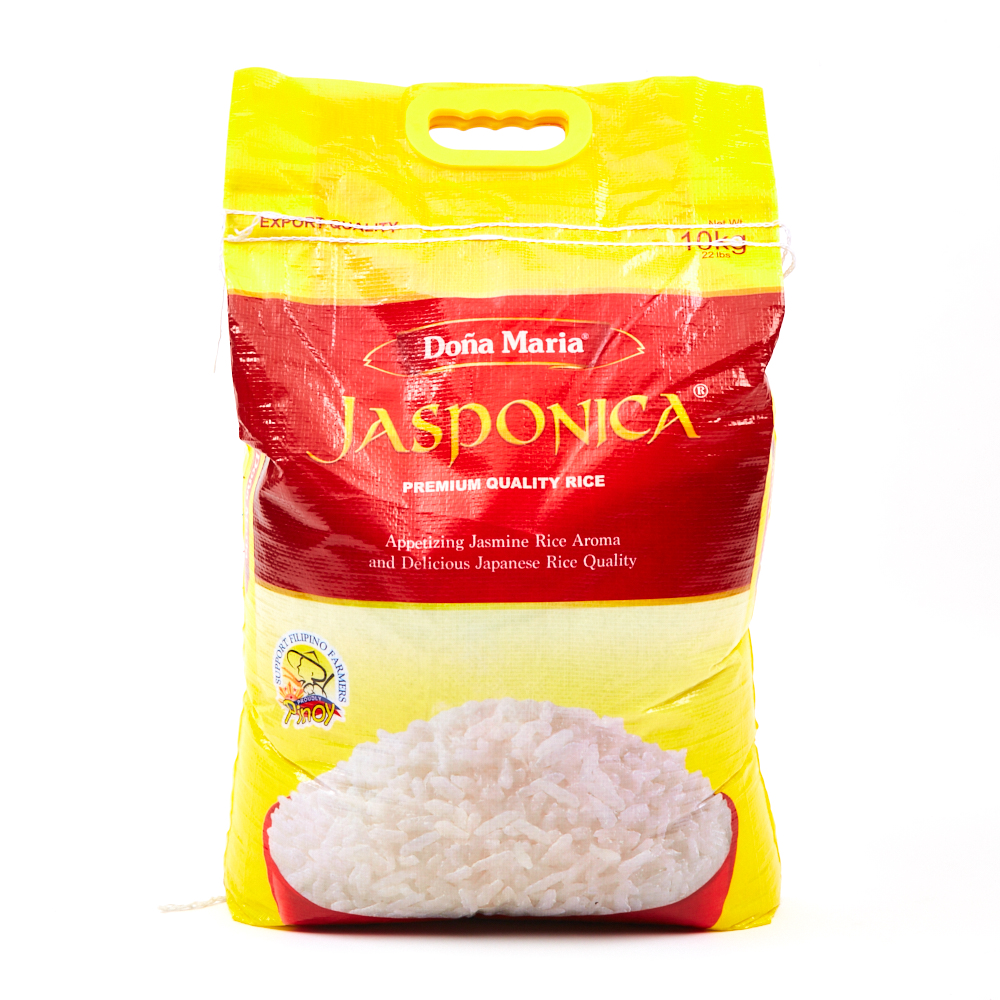 Doña Maria Jasponica Premium Rice White 10kg (Fancy Whole Grain Rice ...
