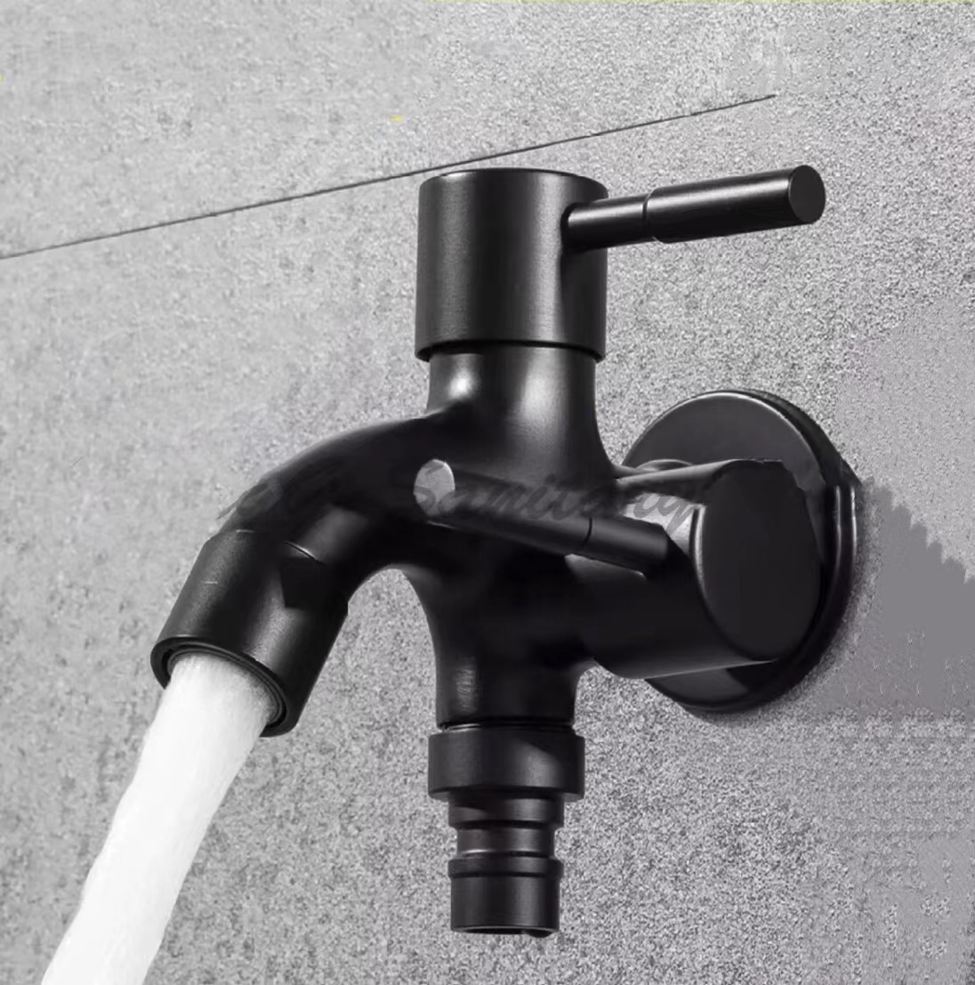 Water tap faucet 304 Stainless Steel Double Tap Multifunctional ...