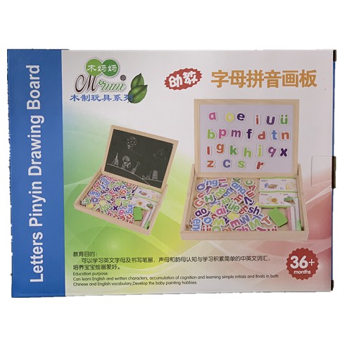 Alphabet Number learning wooden board 2 in 1 | Lazada PH