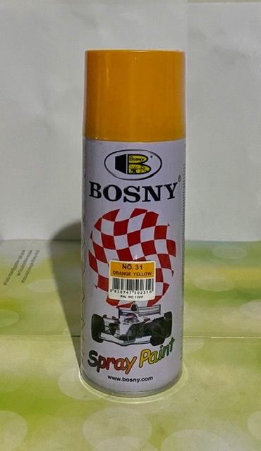 Bosny Spray Paint Orange Yellow ( No. 31 ) | Lazada PH