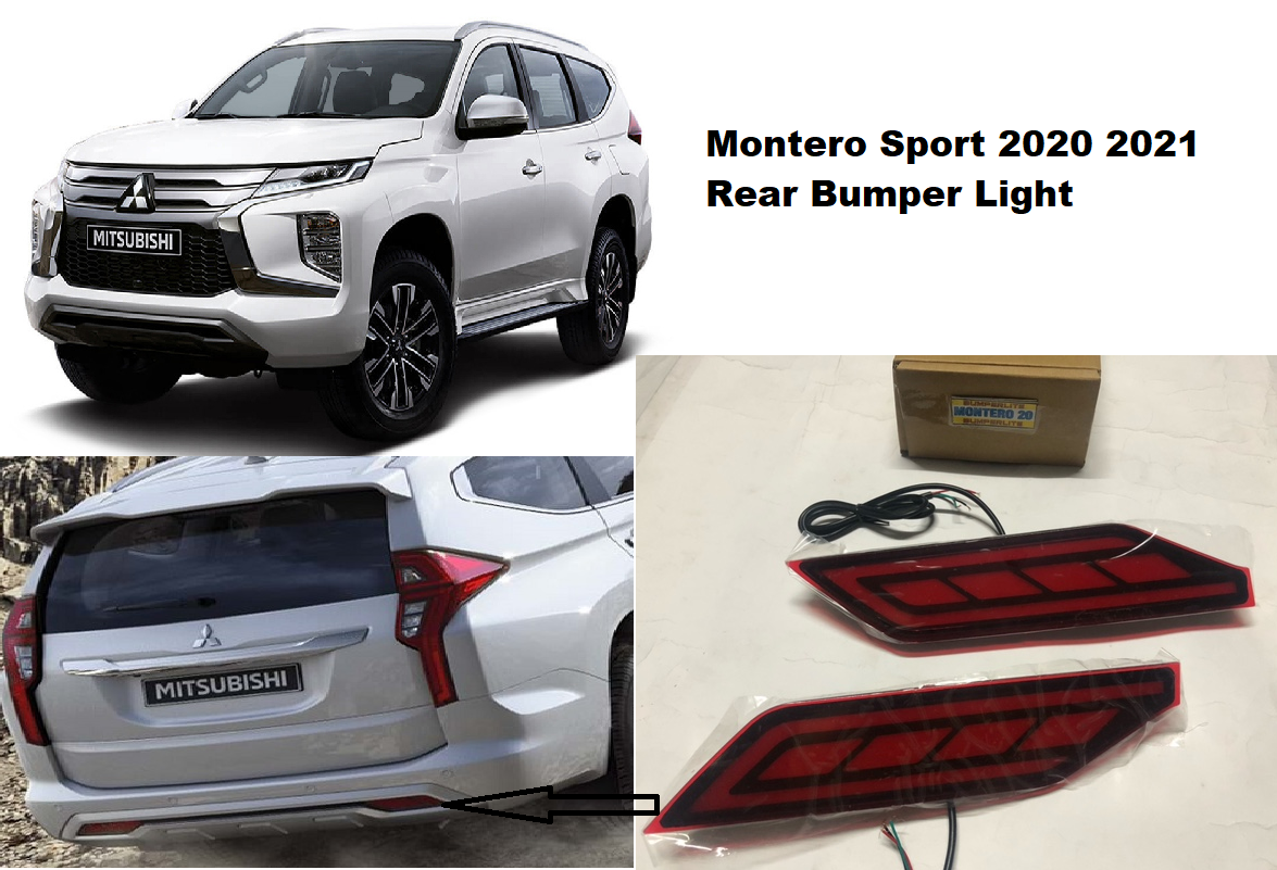 Mitsubishi Montero Sport 2020 2021 Rear Bumper Light | Lazada PH