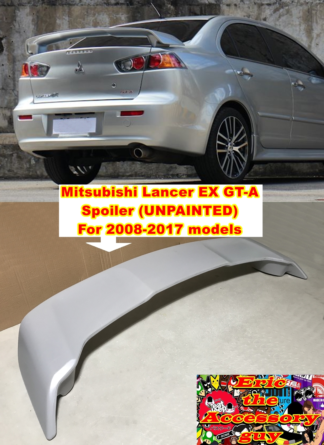 Lancer EX GT-A Spoiler(2008-2017) | Lazada PH