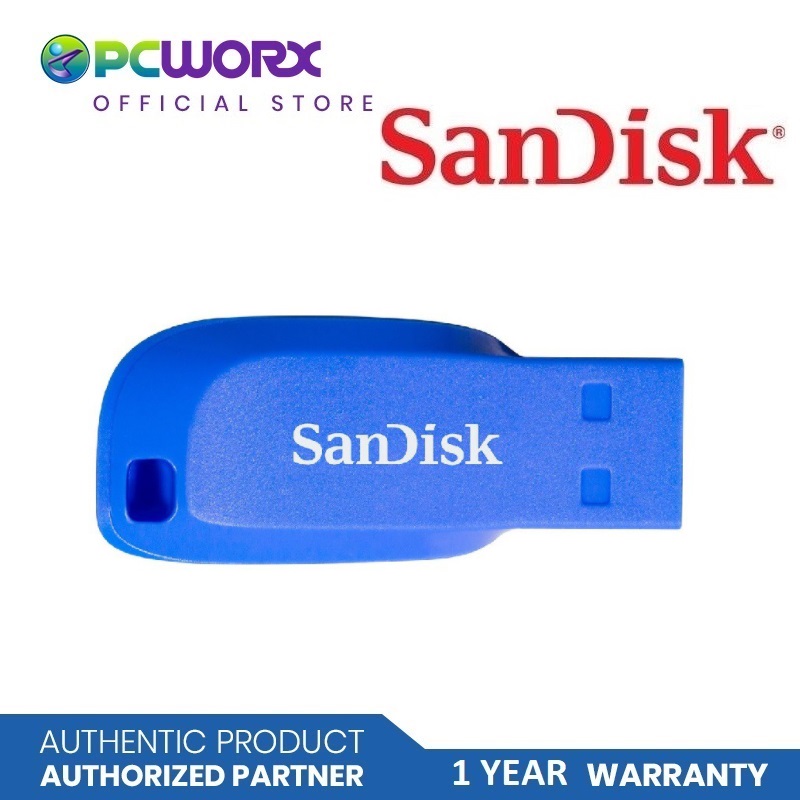 SanDisk 32GB Flash Drive Cruzer Blade USB 2.0 Flash Drive Memory ...