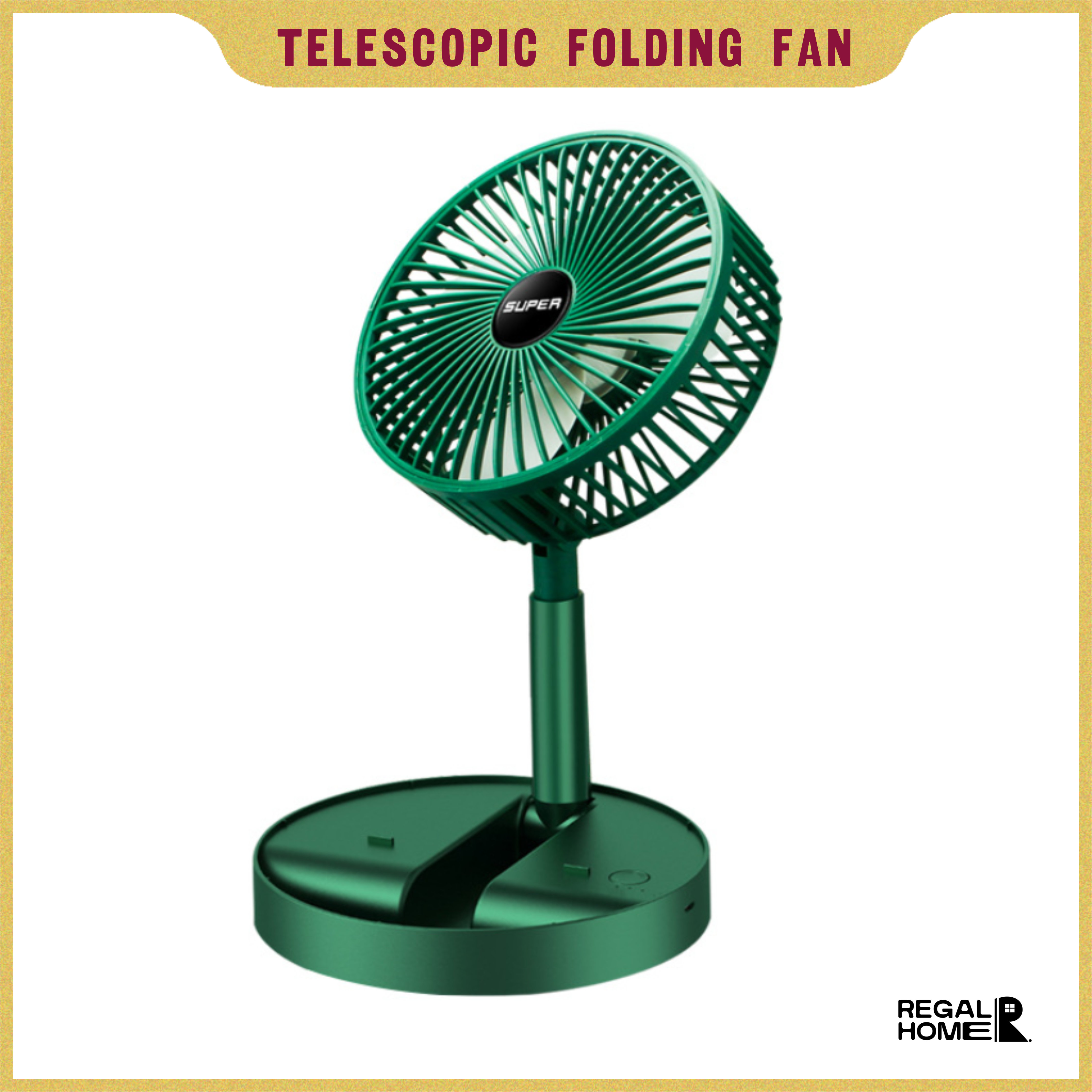 Telescopic Folding Fan USB Charging Table Electric Fan | Lazada PH