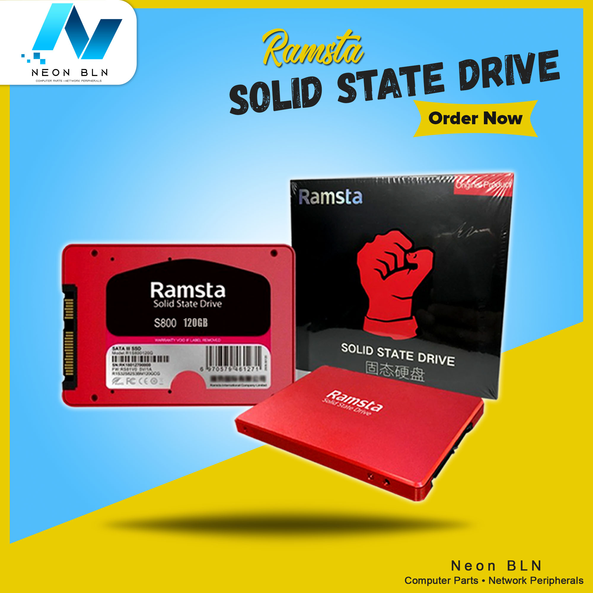 Ramsta 120GB SSD | Solid State Drive | SSD | SSD 120GB | SSD for Laptop ...