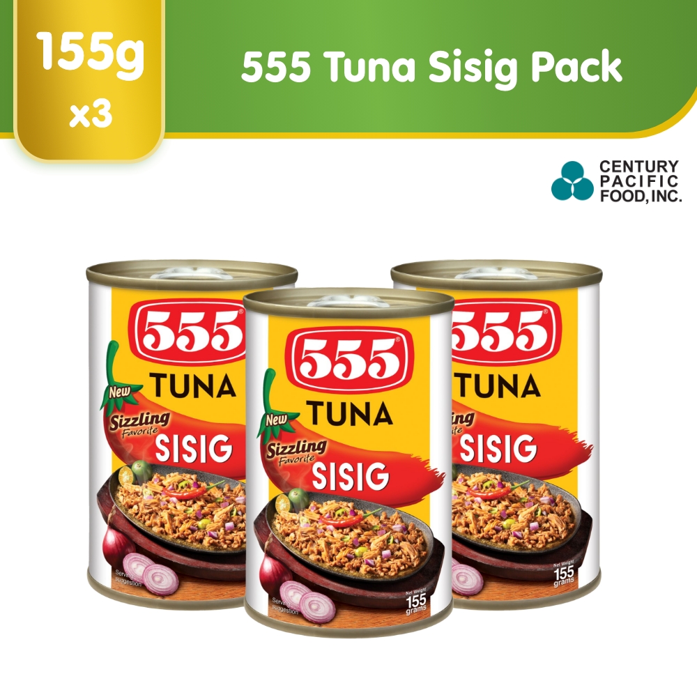 555 Tuna Sisig 155g x3 | Lazada PH