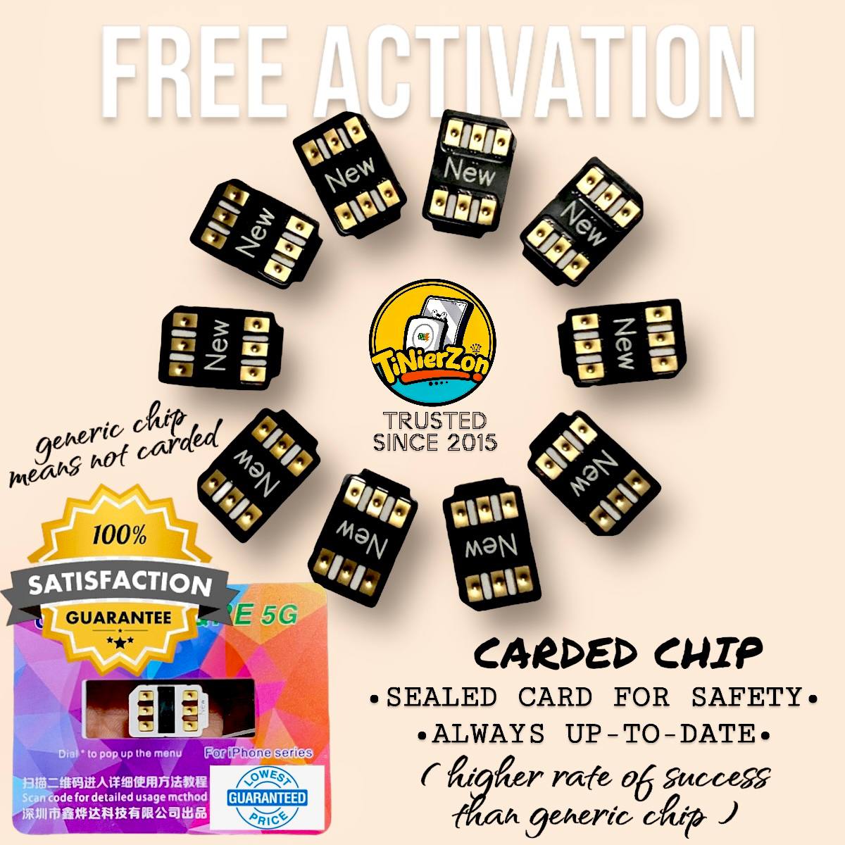 GPP CHIP | 5G SUPPORTED (with adhesive) | Lazada PH