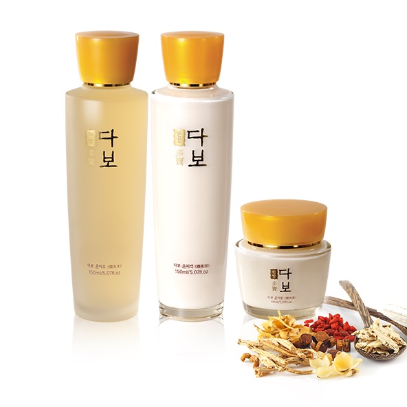 DABO Hanbang Skin Care 3 Set Silky Moisturizing Glossy Ganoderma Face ...