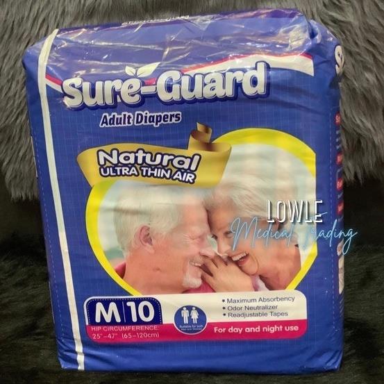 free shopping Adult Diapers Sureguard 10’s per packs | Lazada PH